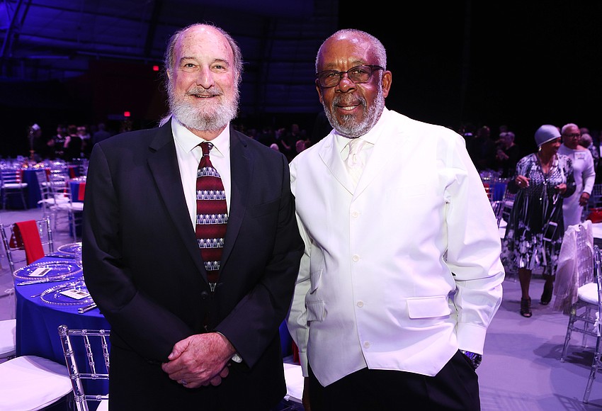 Your Observer | Photo - Michael Page with Dr. Donald Johnson