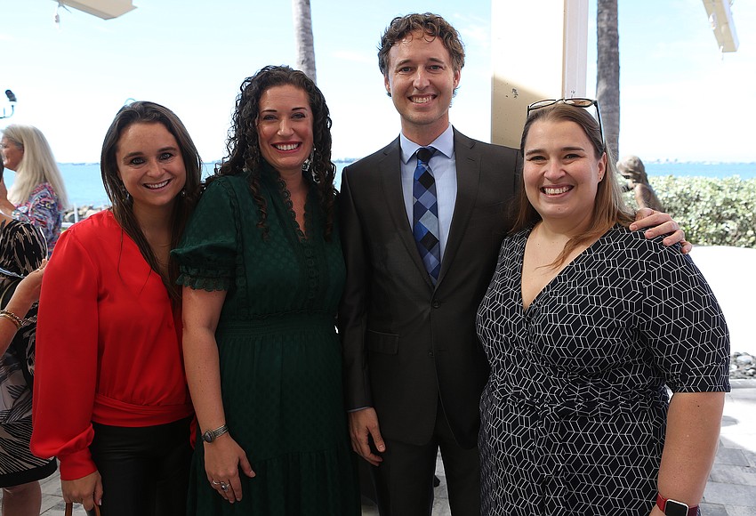 Your Observer | Photo - Skye Mata, Elli Baldwin, board chairman Brad ...