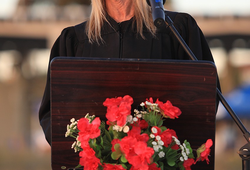 Your Observer | Photo - Judge Debra Johnes Riva addresses the crowd.