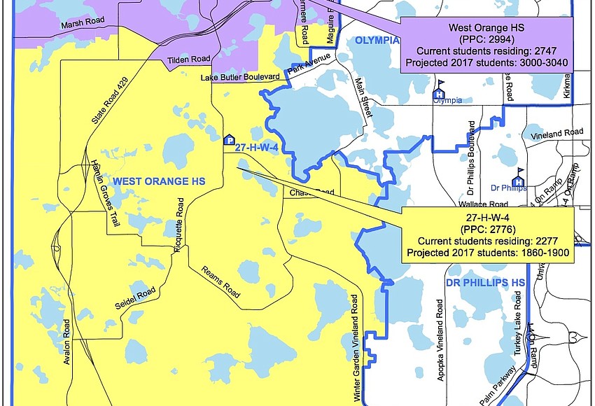Relief high rezoning maps unveiled | West Orange Times & Observer