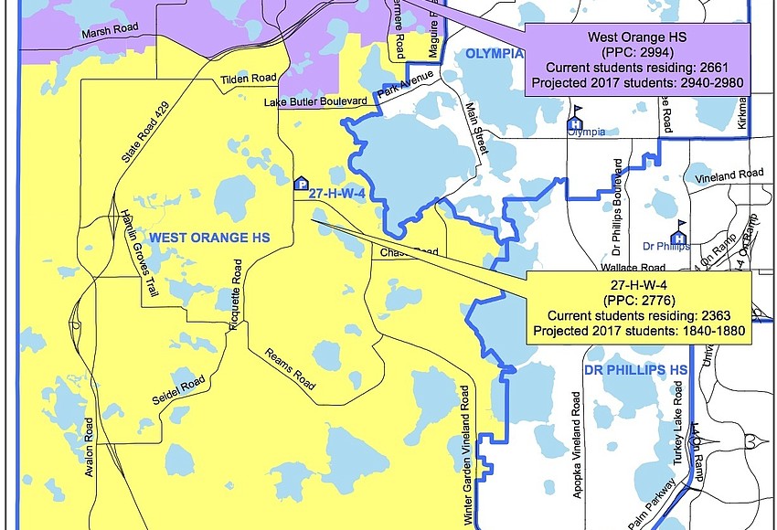 Board members pick WOHS, MetroWest Elementary rezones | West Orange ...