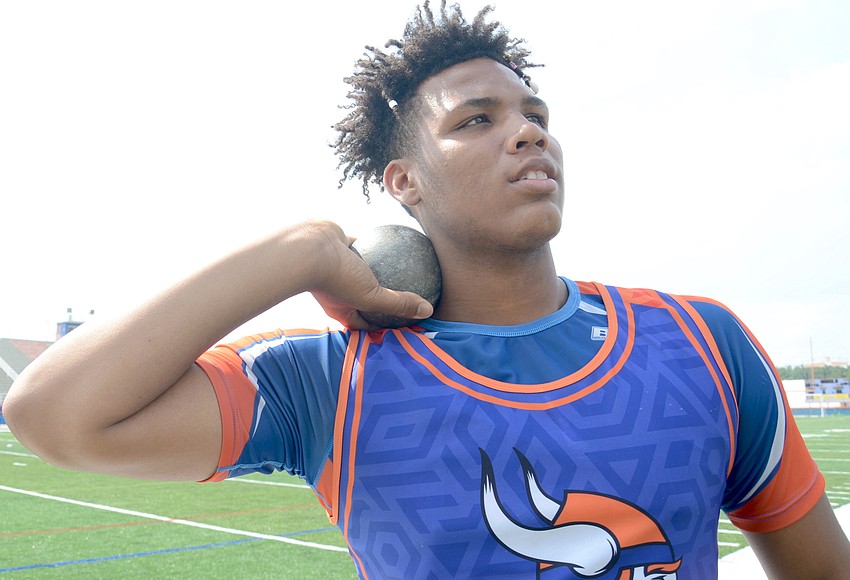 West Orange High's Elijah Jackson has shot up rankings for shot put ...
