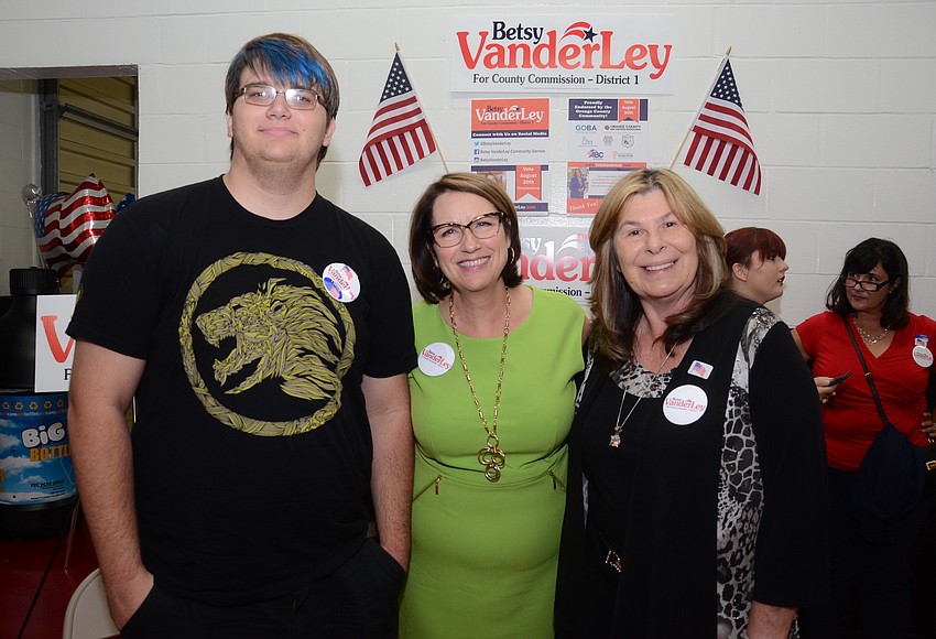 West Orange Times & Observer | Photo - Betsy VanderLey, center, running ...