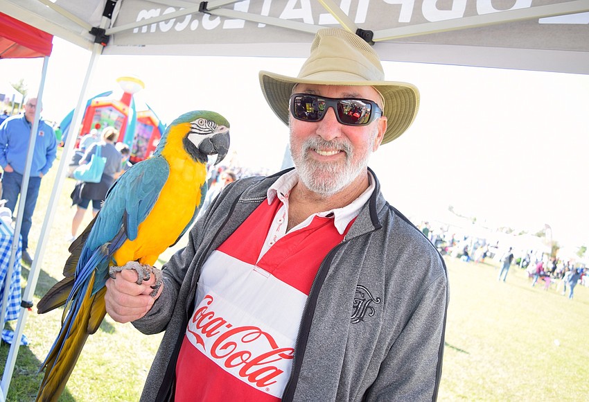 West Orange Times & Observer | Photo - John Blonn and his pet parrot ...