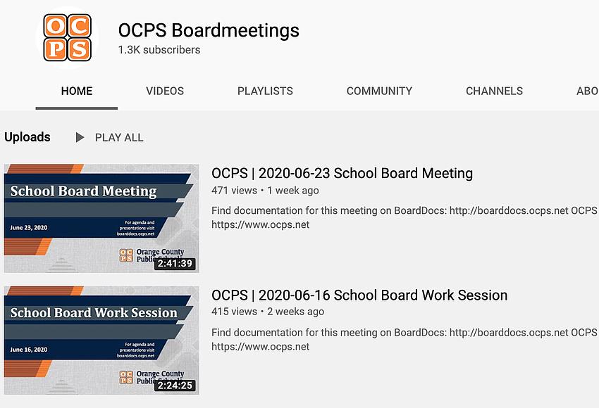 Orange County School Board to discuss reopening plans | West Orange ...