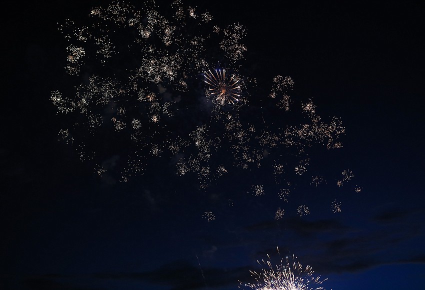 Your Observer | Photo - Visitor marveled at the many fireworks overhead.