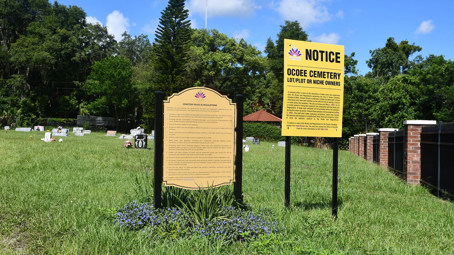 Ocoee begins Cemetery Beautification Project | West Orange Times & Observer