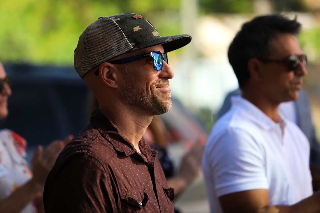 Your Observer | Photo - Artist Matt McAllister couldn't help but smile ...