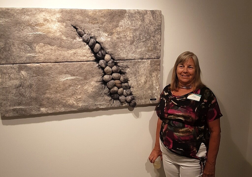 Feeling with felt: Liz Canali's felt sculptures and wall art will be ...