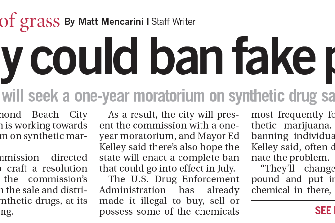 10 YEARS AGO THIS WEEK: Synthetic marijuana ban | Observer Local News ...