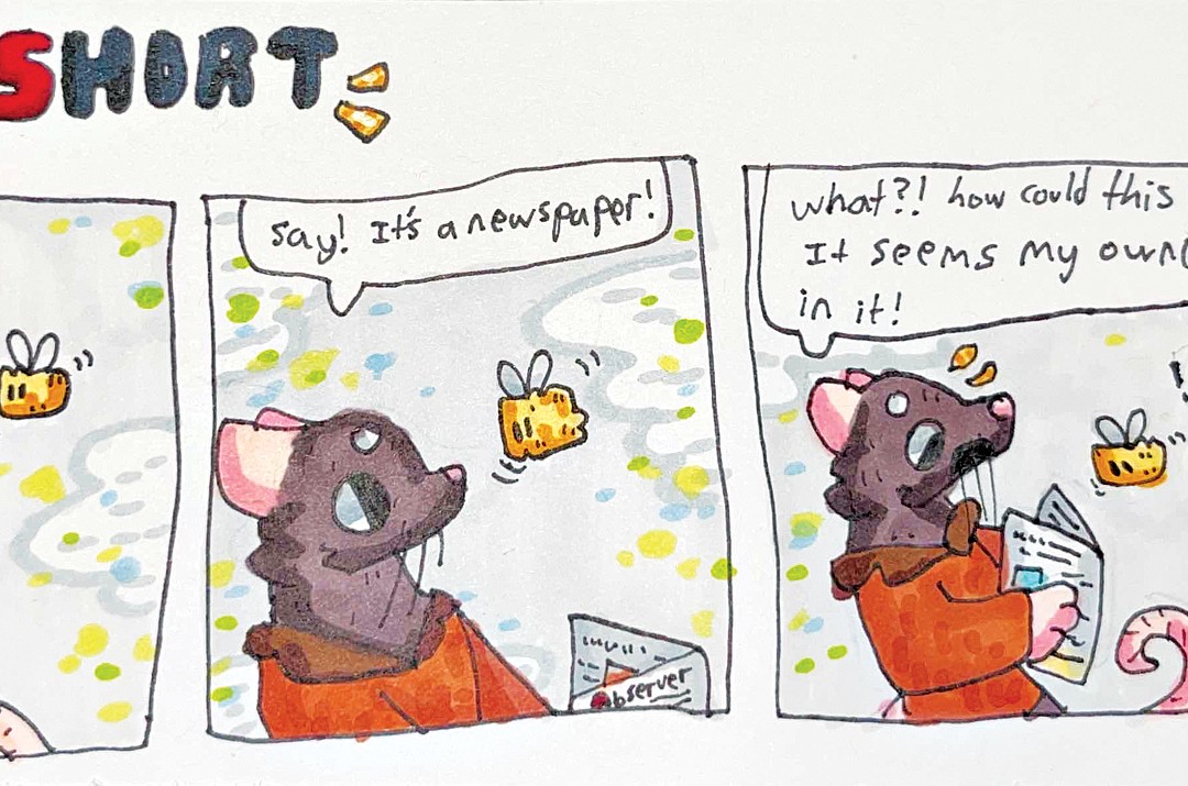 Lakewood Ranch 12-year-old delivers comic strip plot twists with pet rat 'Pretzel' | Your Observer