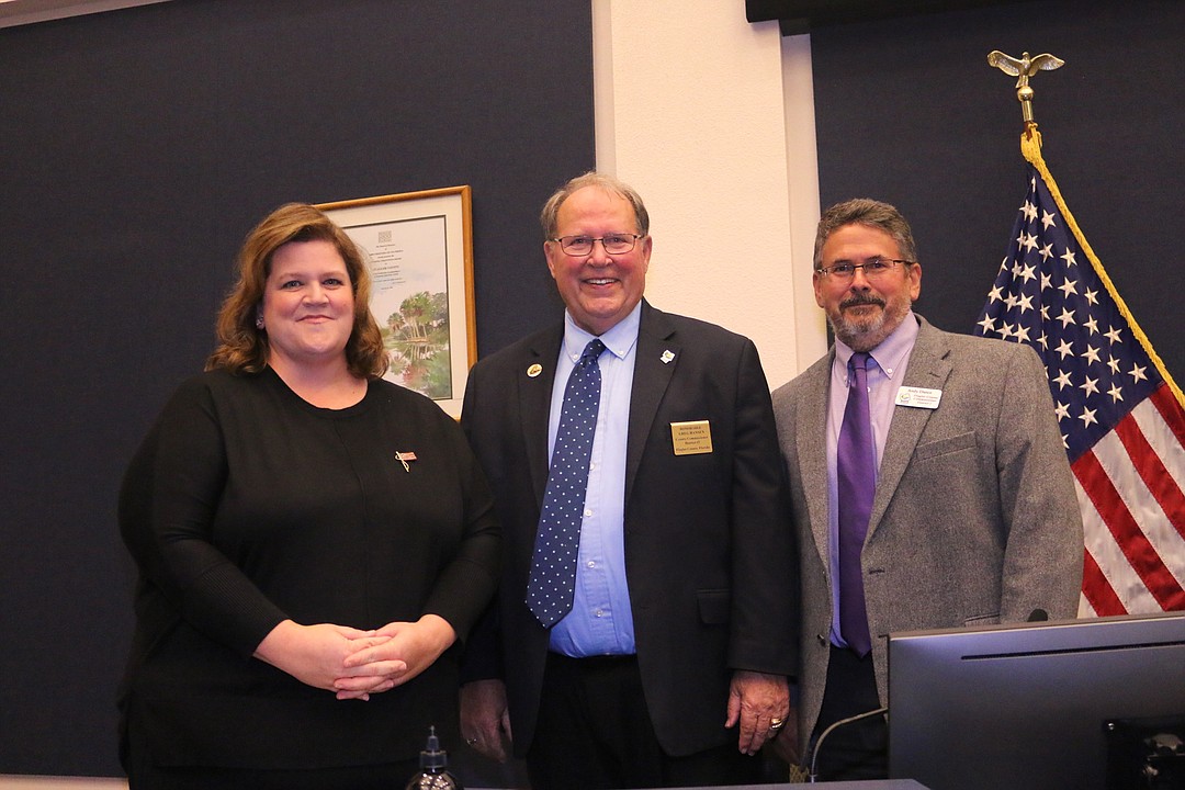 New member, new board: Flagler County commissioners sworn in, elect new ...