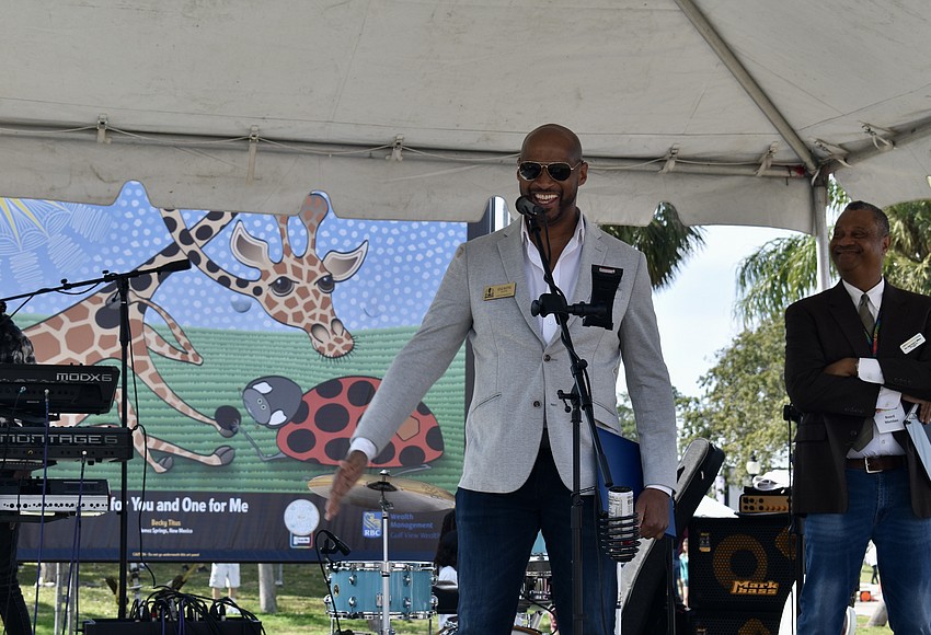 Your Observer | Photo - Sarasota Mayor Kyle Battie speaks at Embracing ...