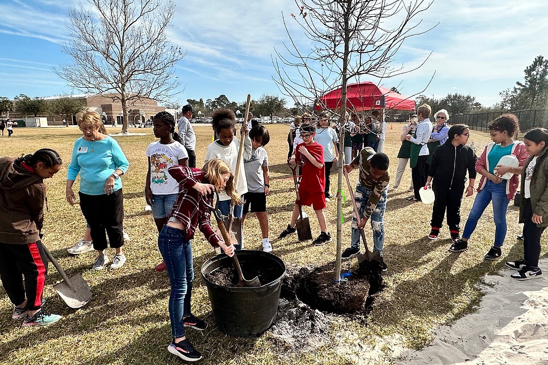 The Garden Club of the Halifax Country helps plants nine trees at Holly ...