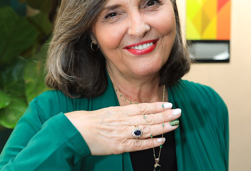 Your Observer | Photo - Cindy Kaiser highlights an emerald diamond up ...