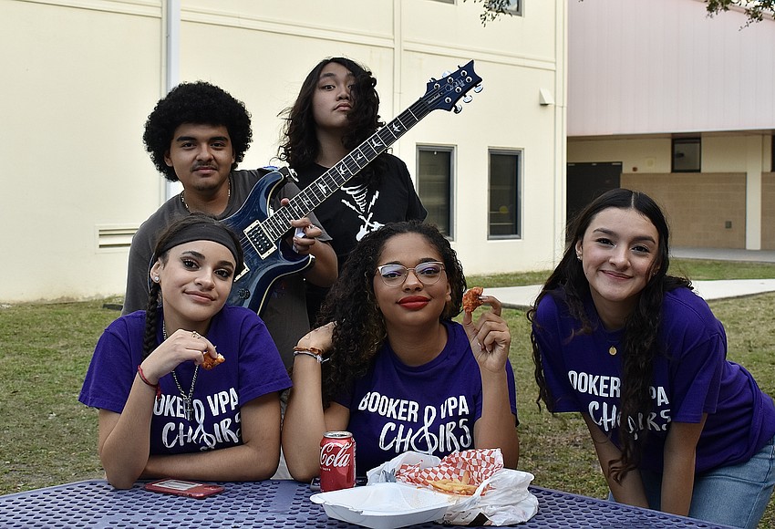 Your Observer | Photo - Booker High School students Gus Baizabal ...