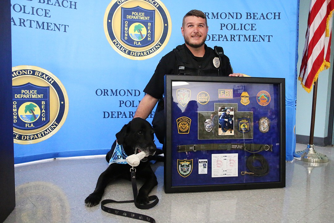 Bone-afide partners: Ormond Beach Police K-9 Rex retires | Observer ...