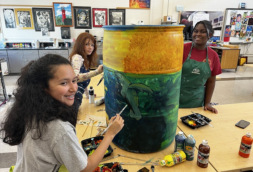 Dr. Phillips High students win at OUC's 2023 Water Color Project Rain ...