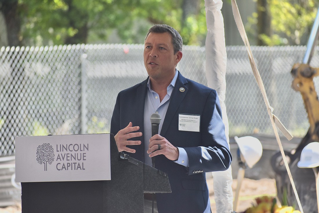 Your Observer | Photo - At-large Commissioner George Kruse speaks at ...