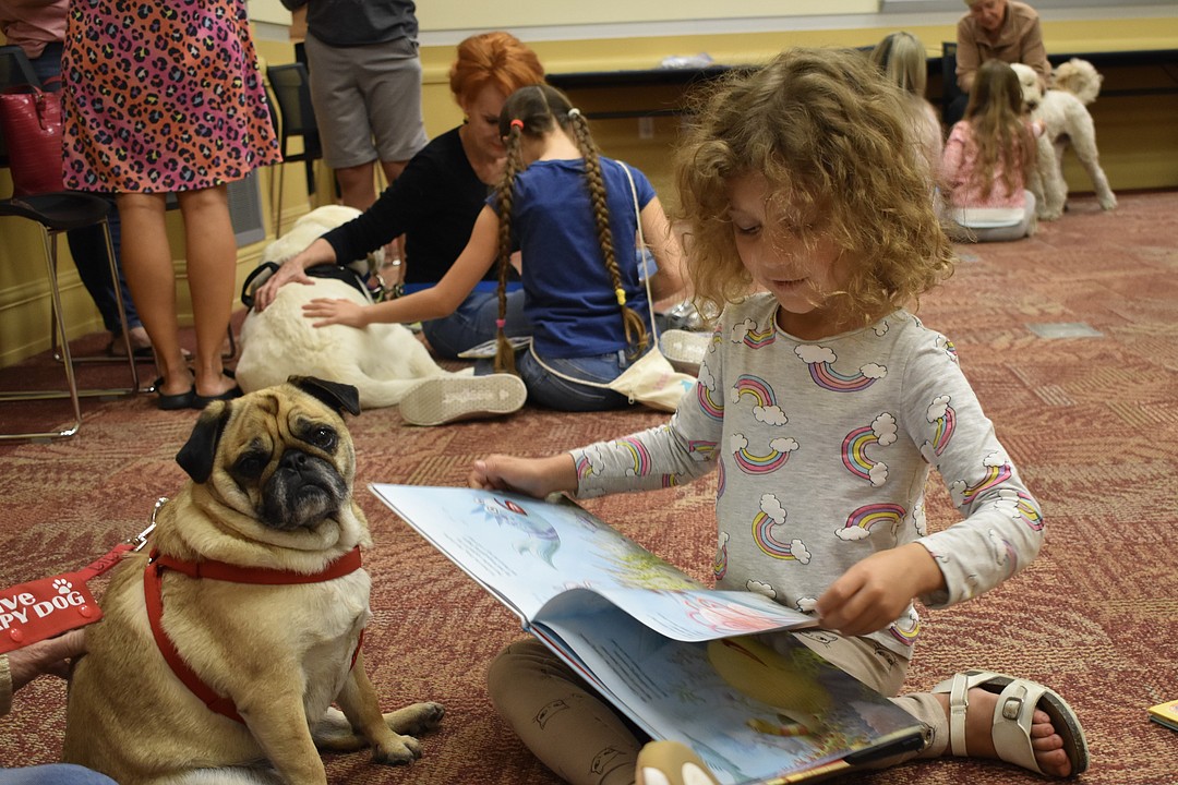Cuteness, cuddliness encourages reading at Read with the Dogs | Your ...