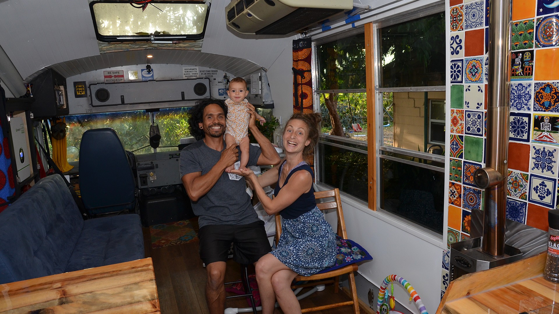 Bus abode: Couple converts school bus into home | West Orange Times ...