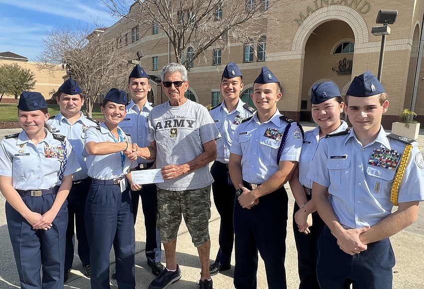 Mainland High School ROTC donates $200 to the Jerry Doliner Food Bank ...