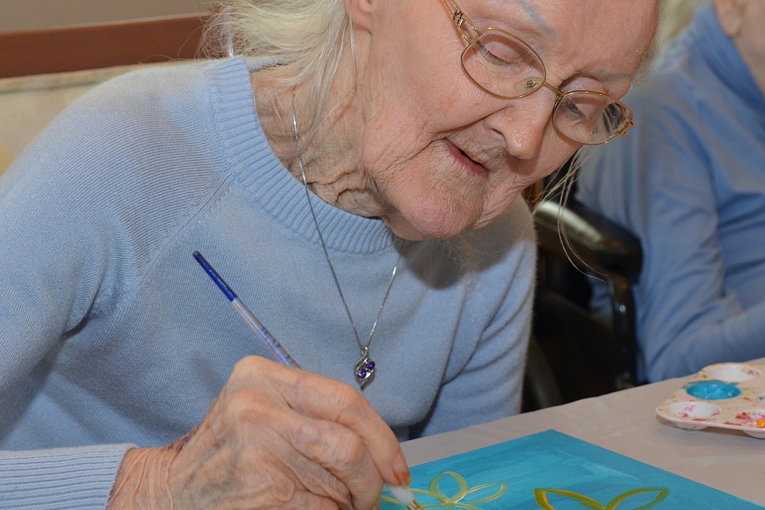 Memory-care residents create masterpieces in art sessions | West Orange ...