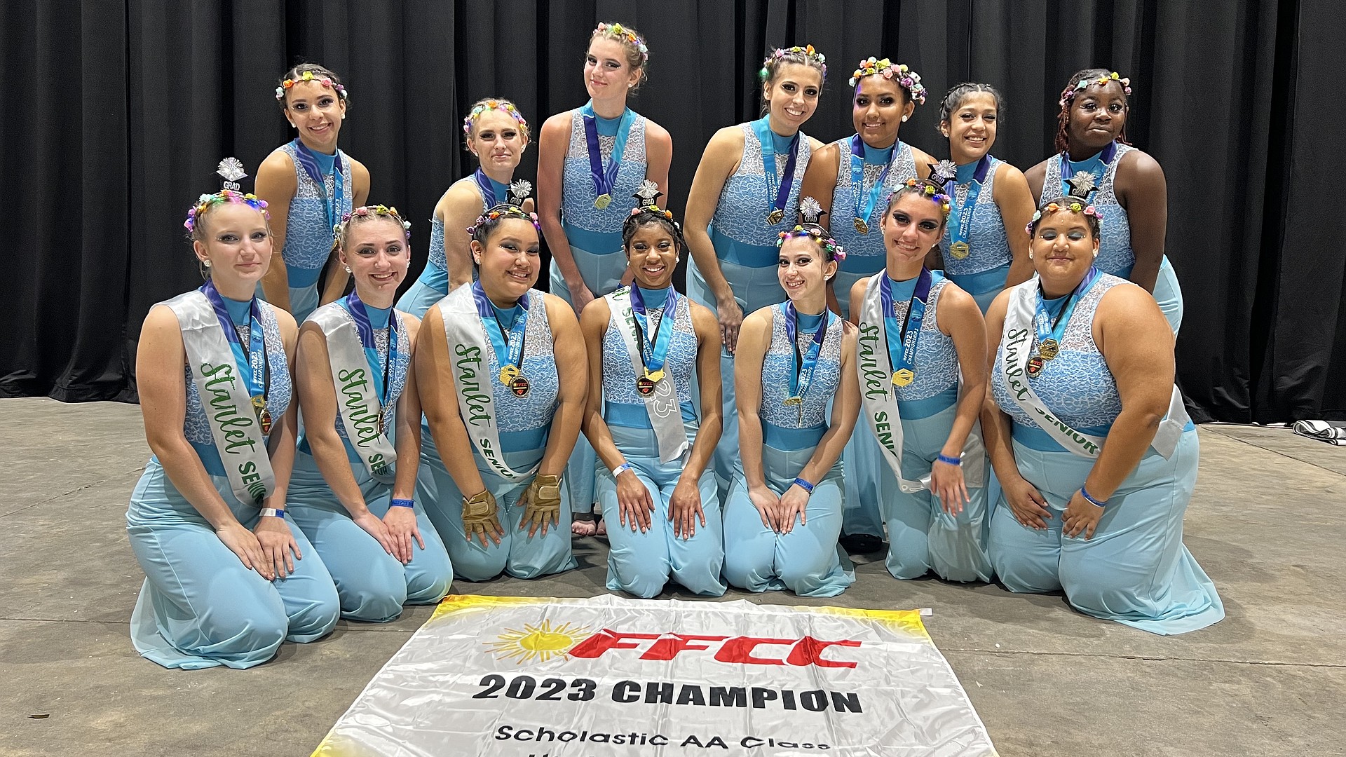 FPC Starlets win gold medal at Florida Federation of Colorguards ...