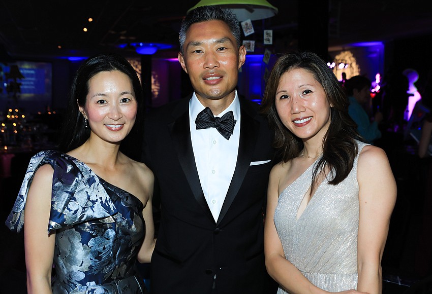 Your Observer | Photo - Co-chairs Janna and Joshua Kim with Susan Tagle