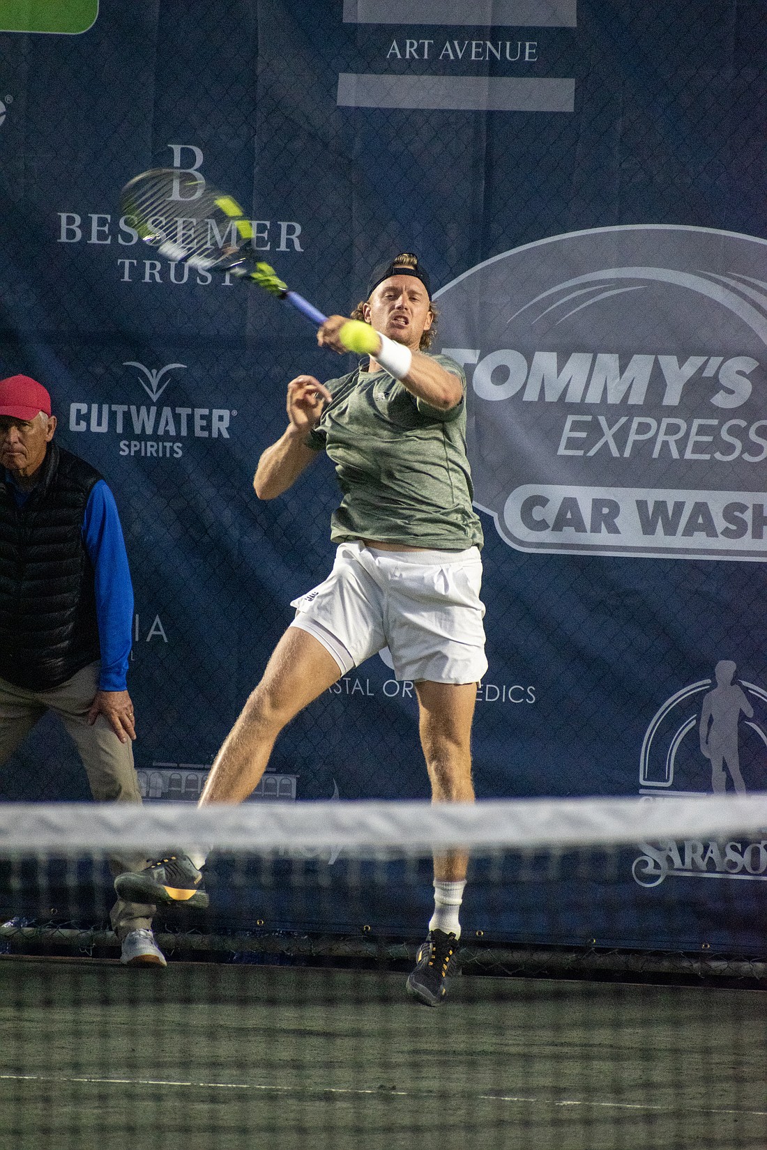 Photo: Alex Rybakov advanced to the main draw of the Sarasota Open by beating Bruno Kuzuhara ...