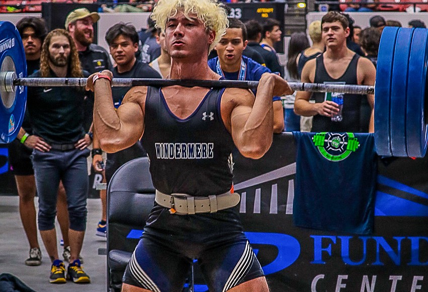 Windermere High weightlifter Andres Giron, back-to-back state champion ...