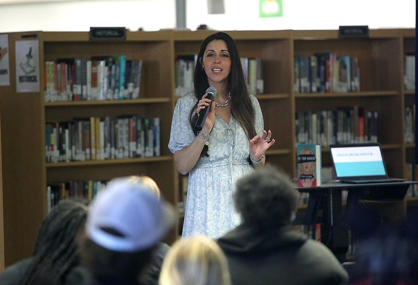 Author Tiffany Rosenhan tells FPC students how they can overcome writer ...