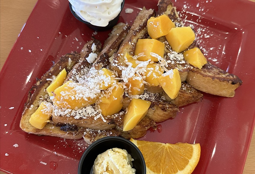 Your Observer | Photo - Toasted Mango French toast ($12.99) with ...