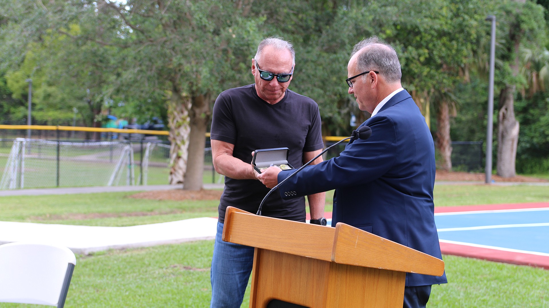 Ormond Beach holds ribbon-cutting for new outdoor basketball court at ...