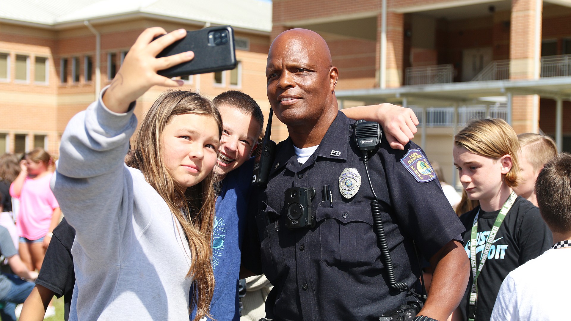 Thank you, Officer: OBMS holds 'clap out' for Ormond Beach Police ...