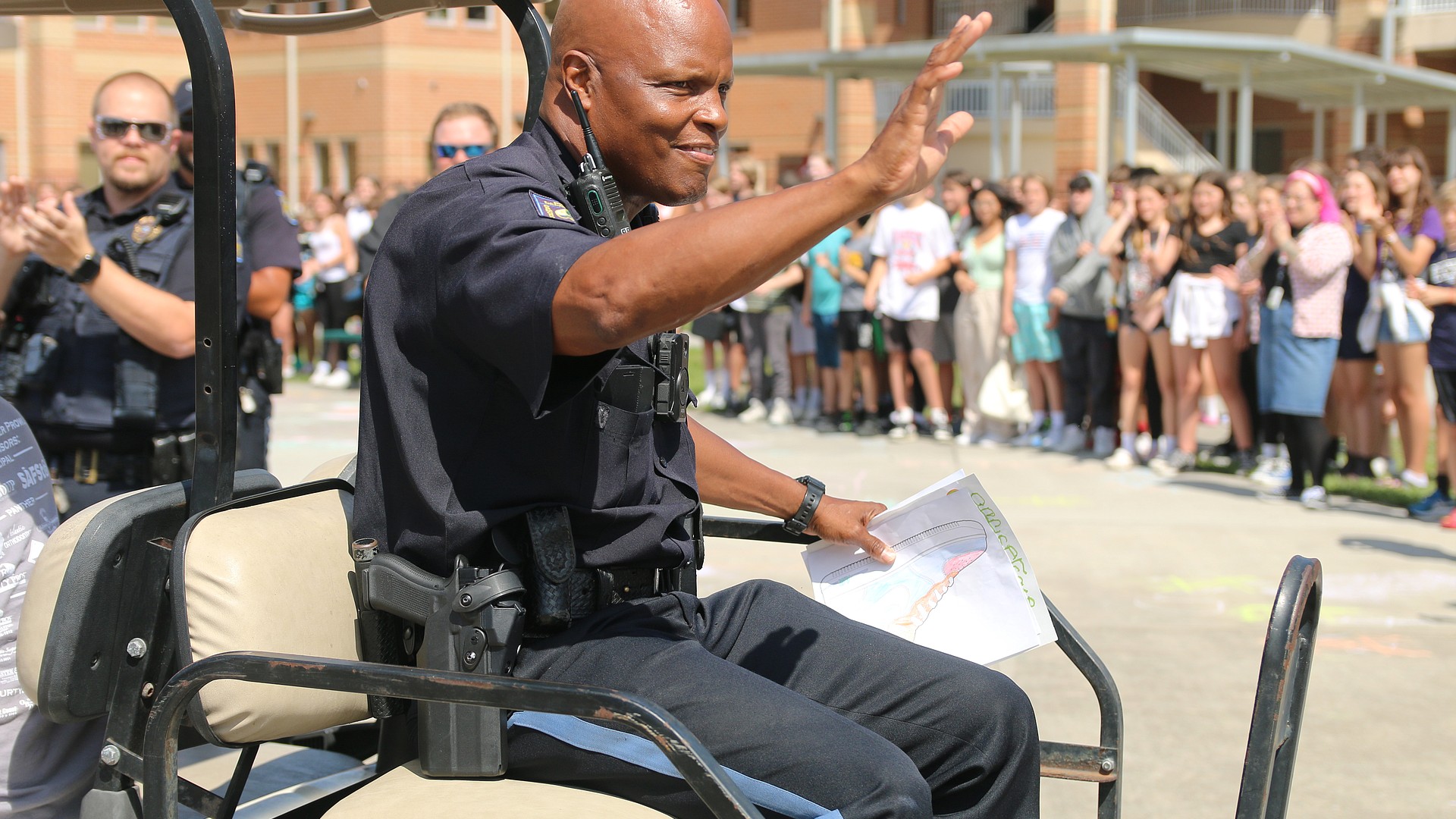 Thank you, Officer: OBMS holds 'clap out' for Ormond Beach Police ...