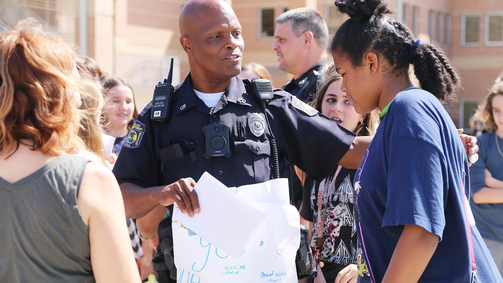 Thank you, Officer: OBMS holds 'clap out' for Ormond Beach Police ...
