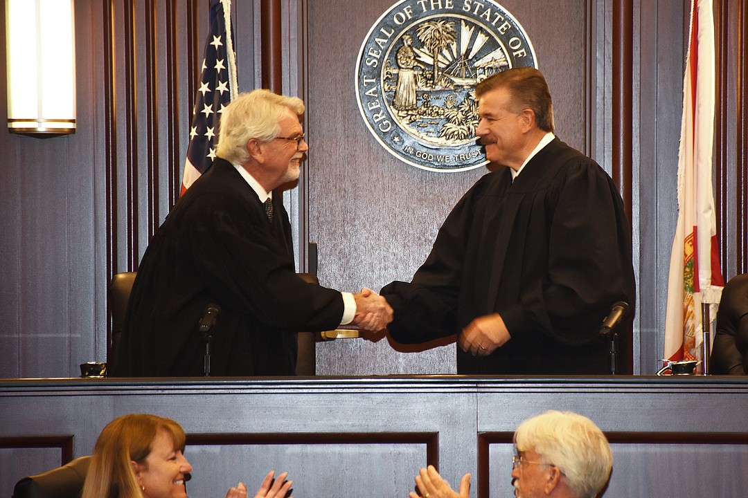 The gavel is passed: Day takes over as the chief judge of the 4th ...