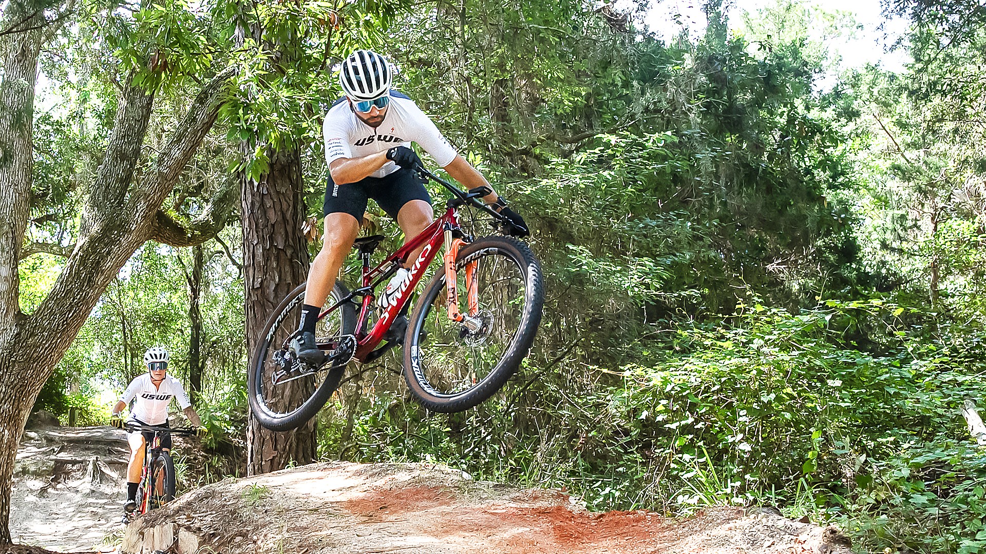 Chance podium meeting leads couple to bike race in Swiss Alps ...