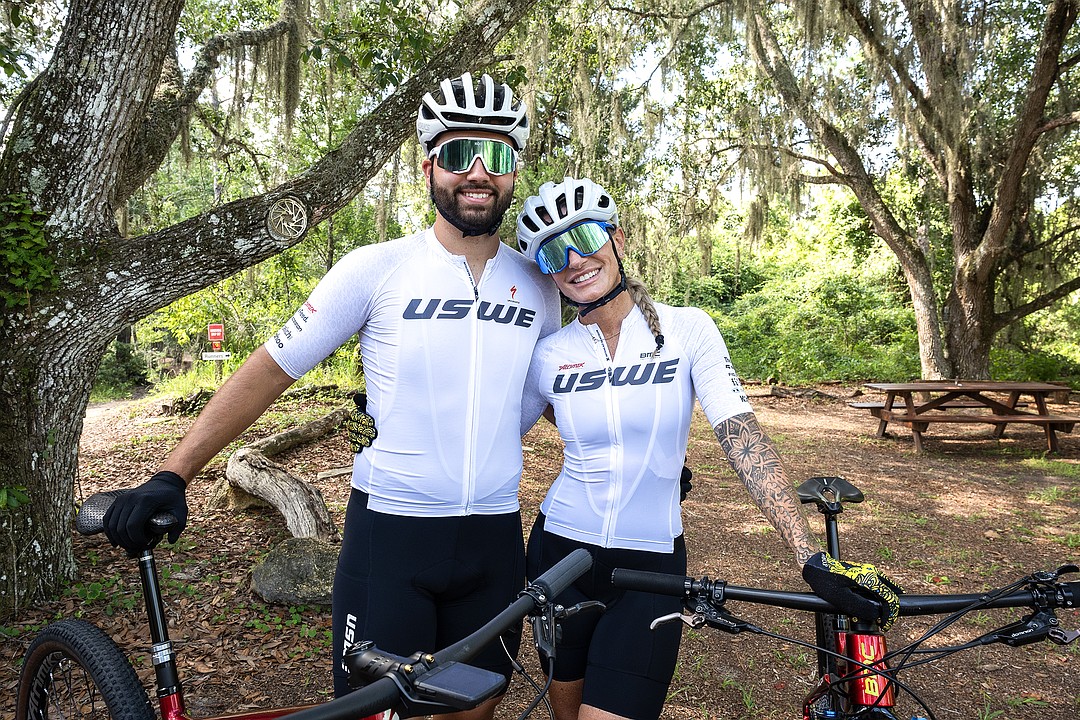 Chance podium meeting leads couple to bike race in Swiss Alps ...