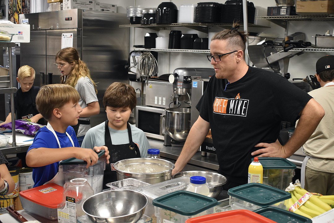 Kids choose their own culinary adventures at Chef Mike’s Catering camp ...