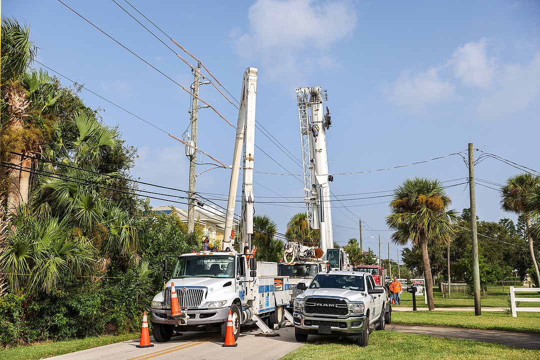 FPL holds power pole hardening and drone demo in Ormond Beach ...