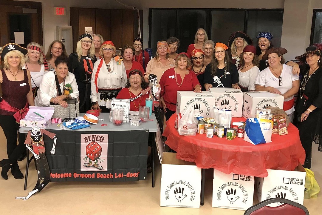 Ormond Beach Lei-dees donate to the Volusia Thanksgiving Basket Brigade ...