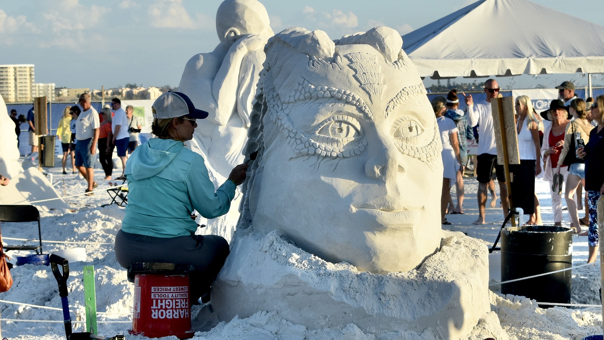 Master artists turn Siesta Beach into temporary sand sculpture gallery | Your Observer