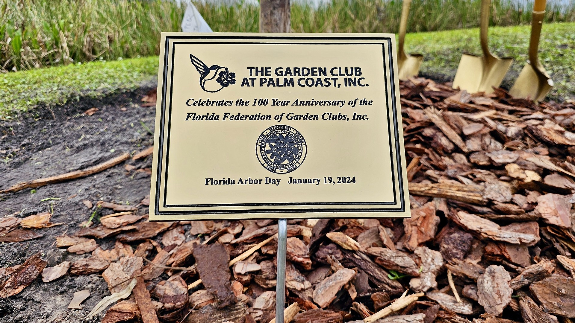 Garden Club at Palm Coast plants tree for Federation of Garden Clubs's ...