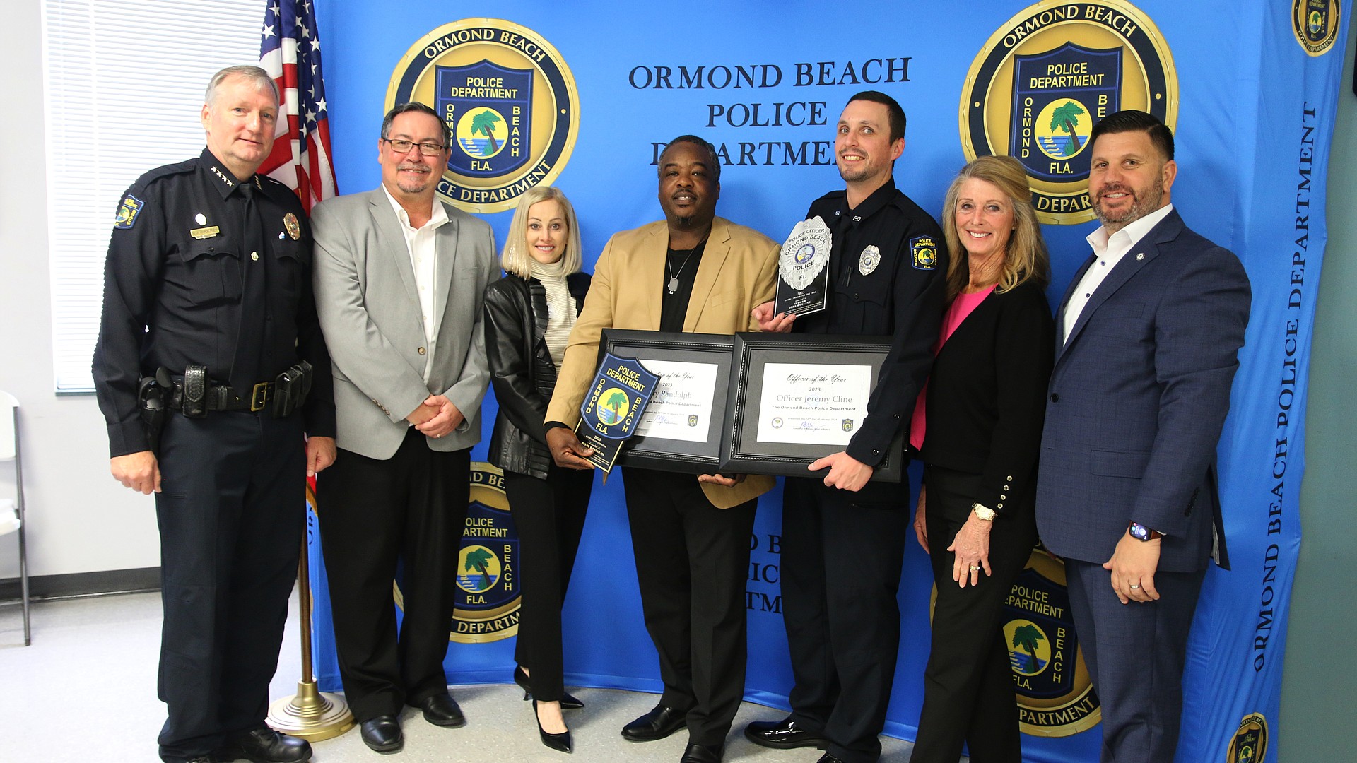 Ormond Beach Police honors its 2023 Officer and Civilian of the Year | Observer Local News ...