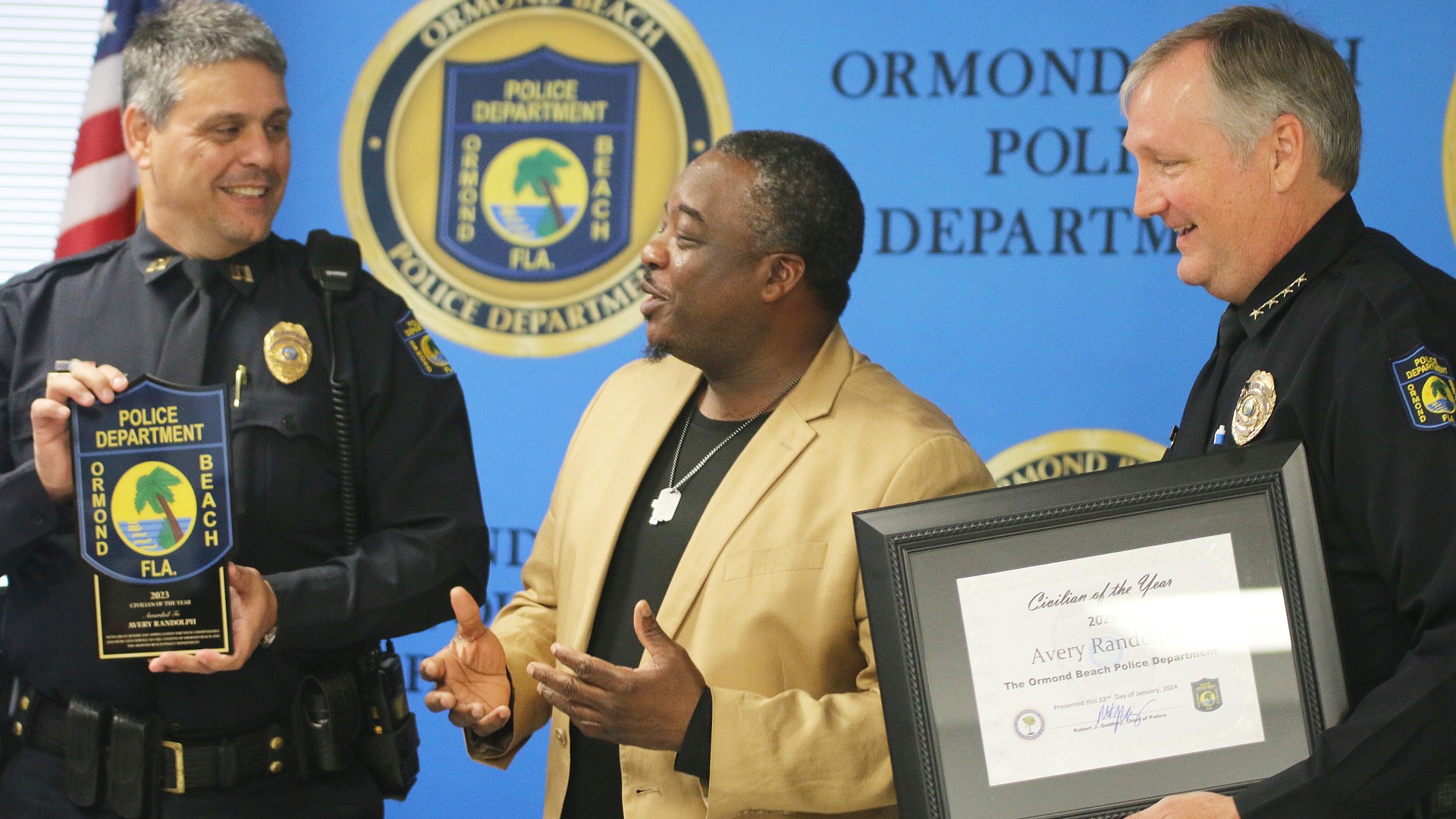 Ormond Beach Police honors its 2023 Officer and Civilian of the Year | Observer Local News ...