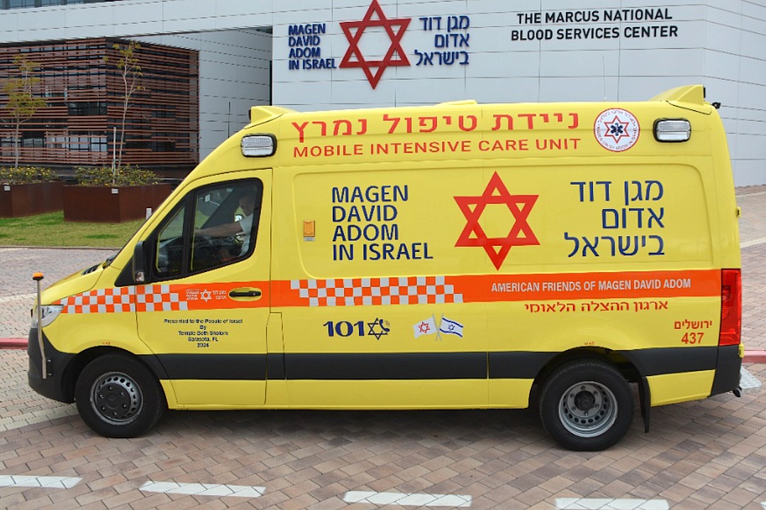 Sarasota synagogue buys vehicle for Israeli ambulance service | Your ...