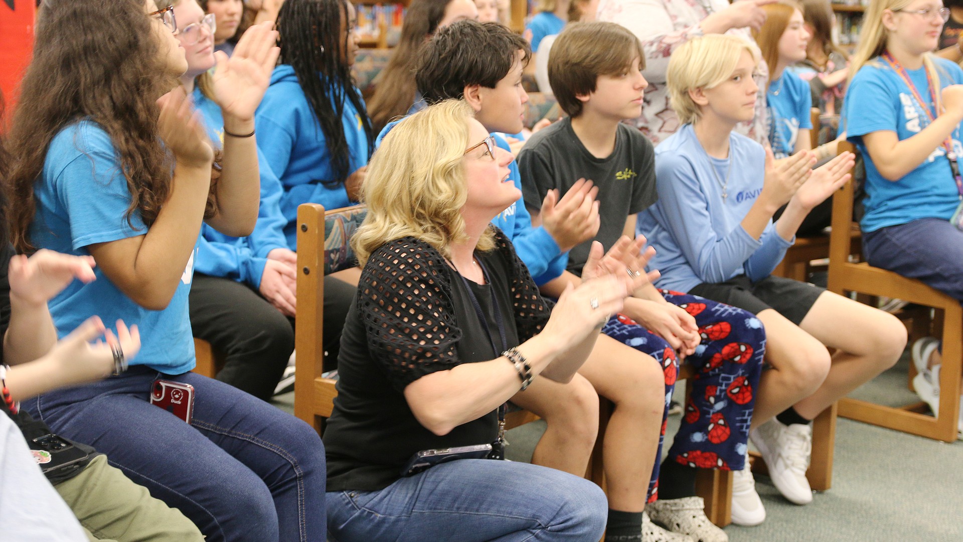 Miss America 2024 makes pitstop at Hinson Middle School on her way to ...