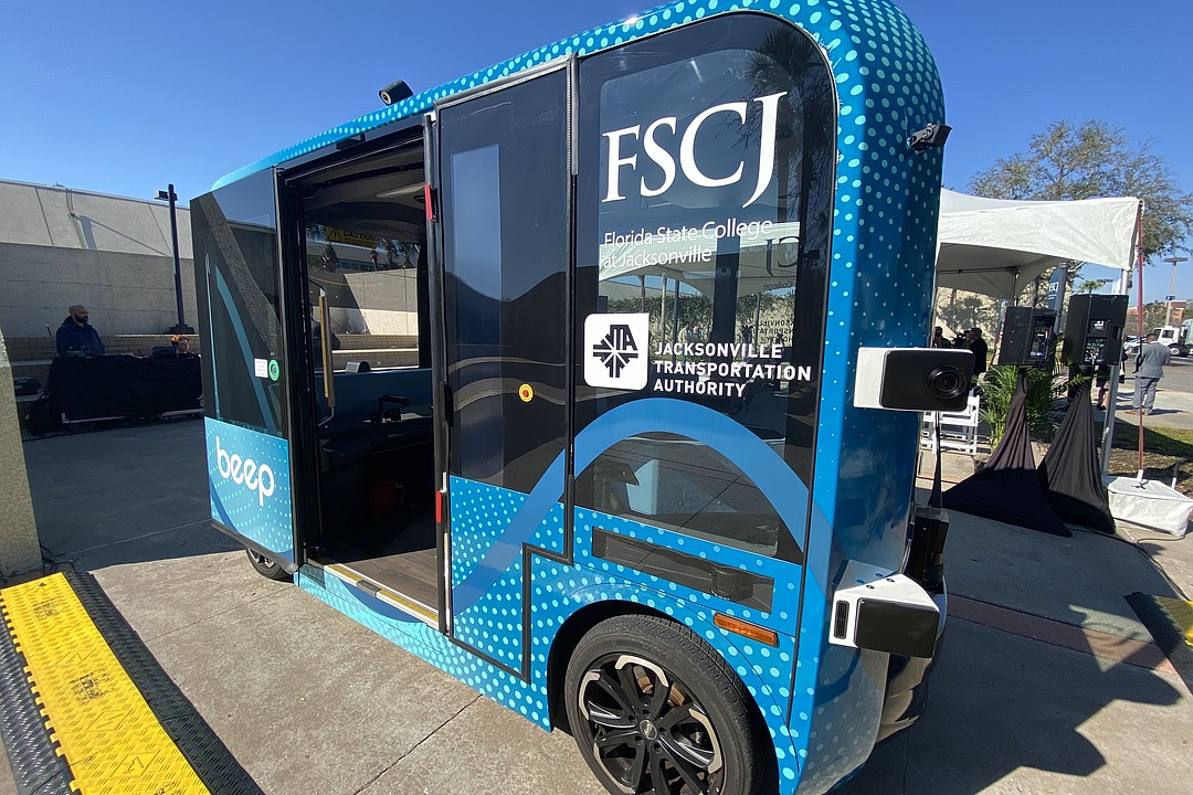 FSCJ, JTA launch autonomous vehicle shuttle service at college’s ...